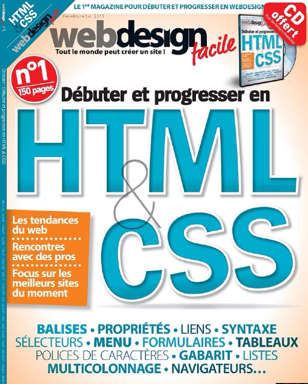 Web Design Facile N°1 - Débuter et progresser avec HTML et CSS ...