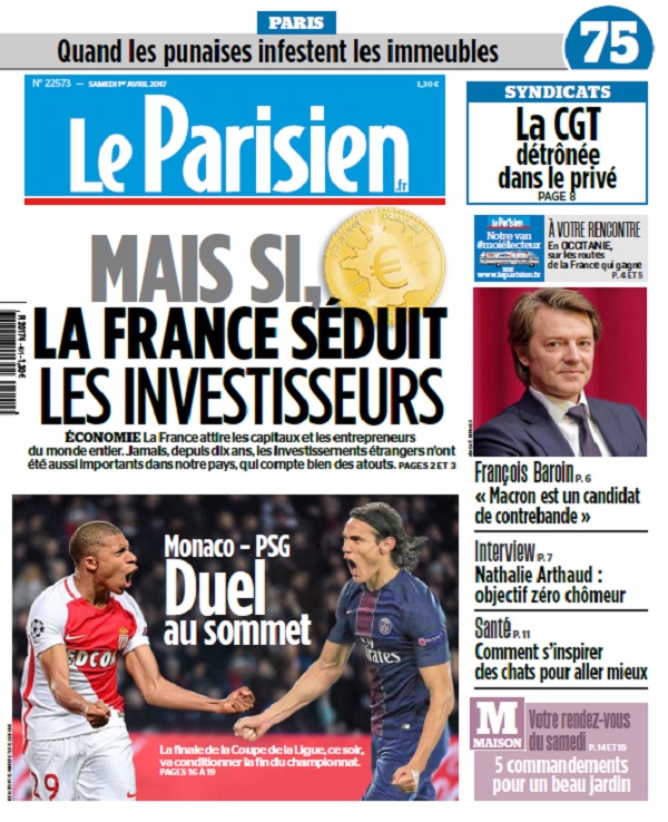 Le Parisien + Journal De Paris Du Samedi 1er Avril 2017 - Télécharger ...