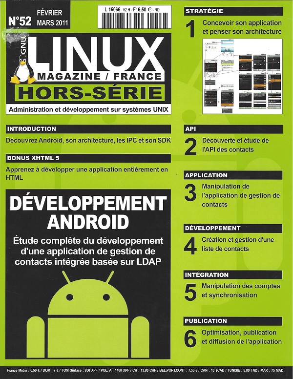 GNU/Linux Magazine Hors Série N°52 - Développement Android ...