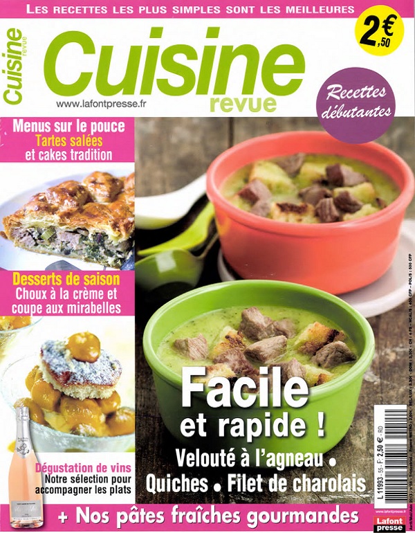 Cuisine Revue N°55 - Facile et Rapide - Télécharger Des Magazines ...