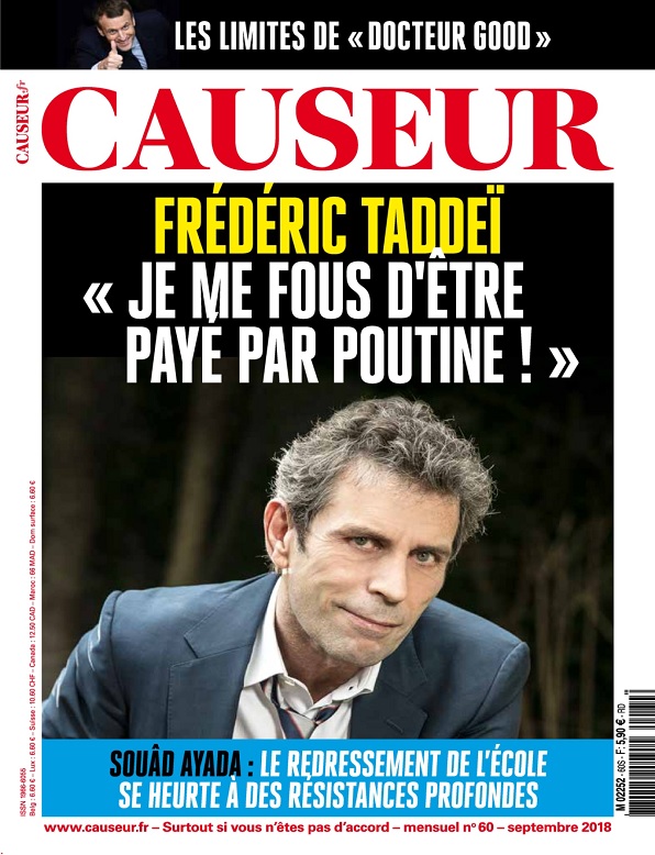 Causeur N°60 - Septembre 2018 - Télécharger Des Magazines, Journaux et ...