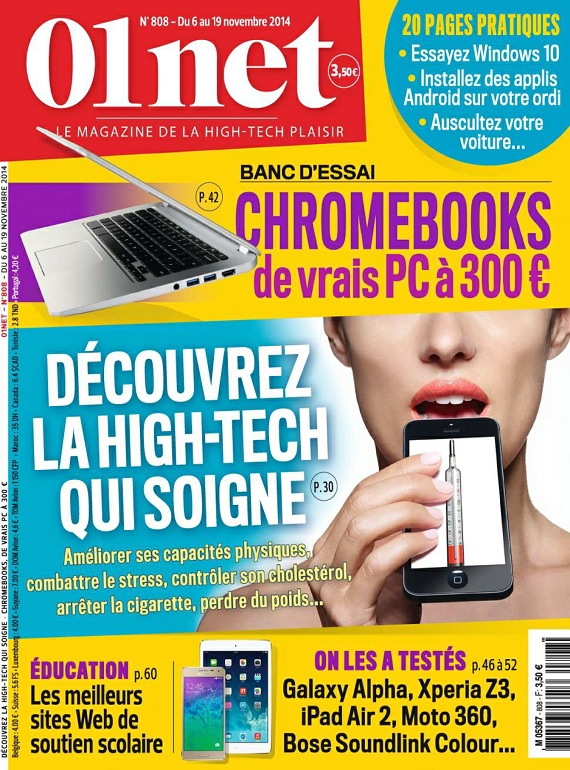 01Net N°808 - Découvrez La High-Tech Qui Soigne - Télécharger Des ...