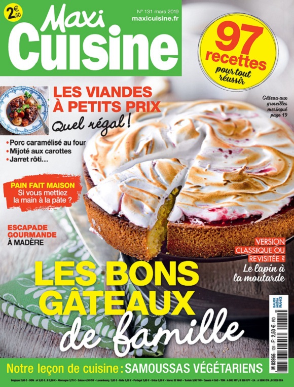 Maxi Cuisine N°131 - Mars 2019 - Télécharger Des Magazines, Journaux et ...
