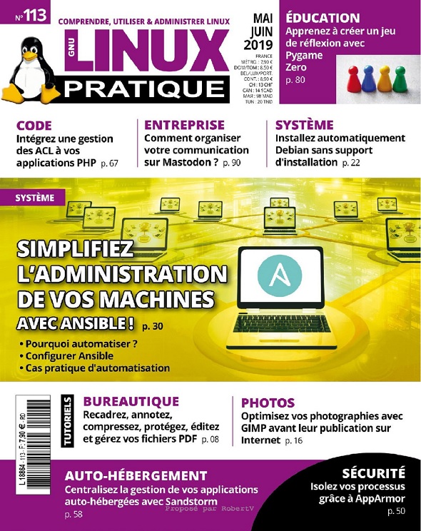 Linux Pratique N°113 - Mai-Juin 2019 - Télécharger Des Magazines ...