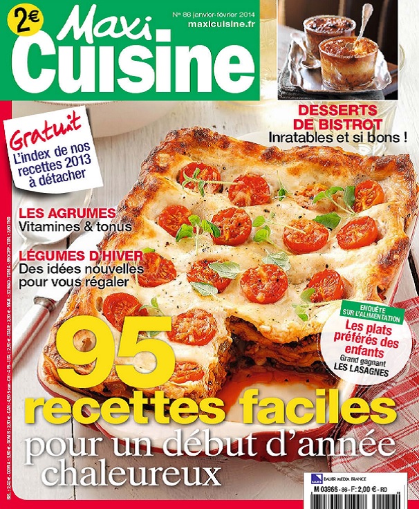 Maxi Cuisine N°86 - 95 Recettes Faciles - Télécharger Des Magazines ...