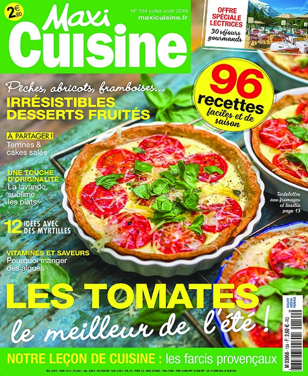 Maxi Cuisine N°134 - Juillet-Août 2019 - Télécharger Des Magazines ...