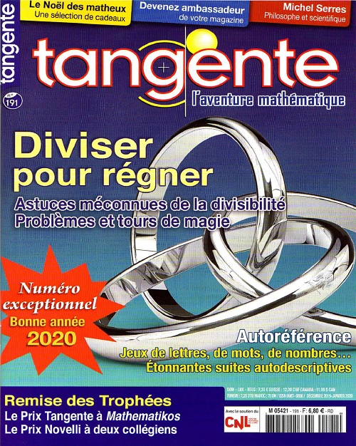 Tangente Magazine N°191 - Décembre 2019-Janvier 2020 - Télécharger Des Magazines, Journaux et ...