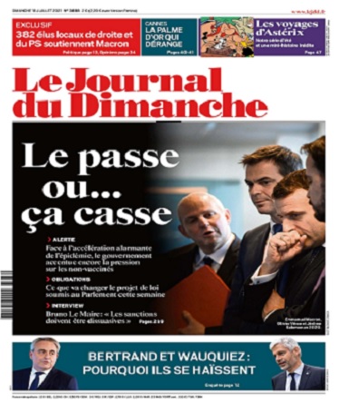 Le Journal Du Dimanche N°3888 Du 18 Juillet 2021 - Télécharger Des ...