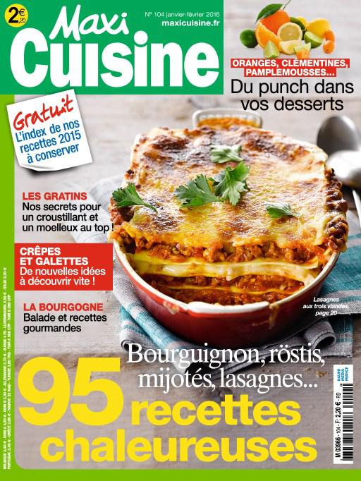 Maxi Cuisine - 95 recettes chaleureuses - Télécharger Des Magazines ...