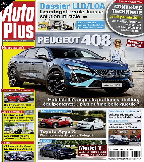 Auto Plus N°1764 Du 24 au 30 Juin 2022 - Télécharger Des Magazines ...