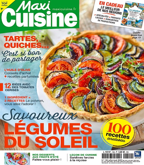 Maxi Cuisine N°158 - Juillet-Août 2022 - Télécharger Des Magazines ...