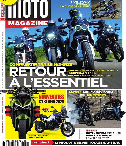 Moto Magazine N°390 - Octobre 2022 - Télécharger Des Magazines ...