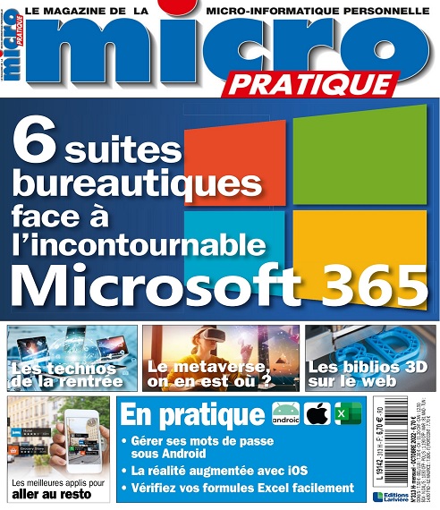 Micro Pratique N°313 - Octobre 2022 - Télécharger Des Magazines ...