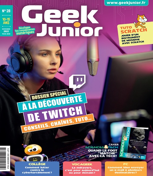 Geek Junior N°28 - Novembre 2022 - Télécharger Des Magazines, Journaux ...