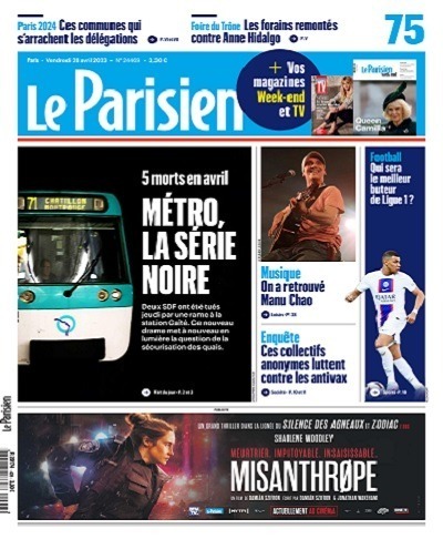 Le Parisien Du Vendredi 28 Avril 2023 - Télécharger Des Magazines ...
