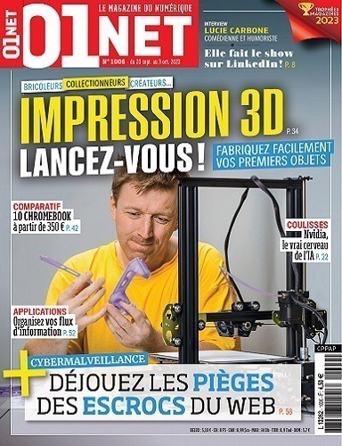 01Net N°1006 Du 20 Septembre 2023 - Télécharger Des Magazines, Journaux ...