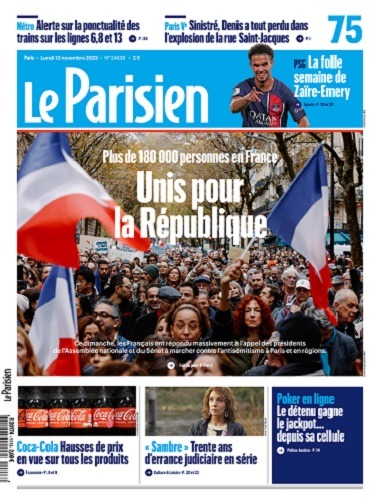 Le Parisien Du Lundi 13 Novembre 2023 - Télécharger Des Magazines ...