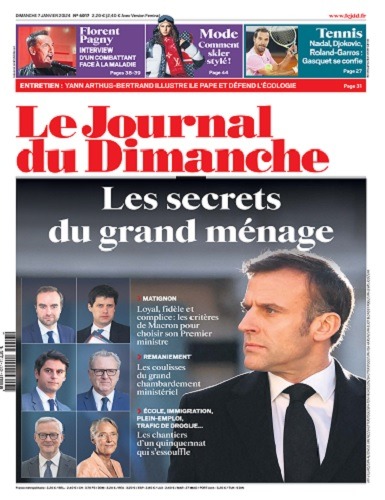 Le Journal Du Dimanche N°4017 Du 7 au 13 Janvier 2024 - Télécharger Des ...