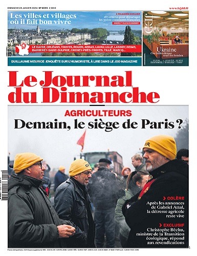 Le Journal Du Dimanche N°4020 Du 28 Janvier 2024 - Télécharger Des ...