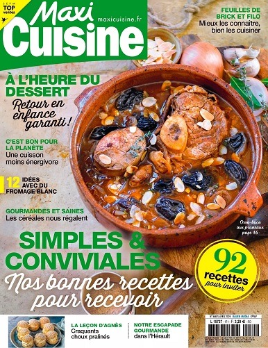 Maxi Cuisine N°171 - Mars-Avril 2024 - Télécharger Des Magazines ...