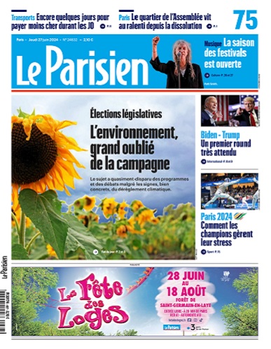 Le Parisien Du Jeudi 27 Juin 2024 - Télécharger Des Magazines, Journaux et Livres Gratuitement