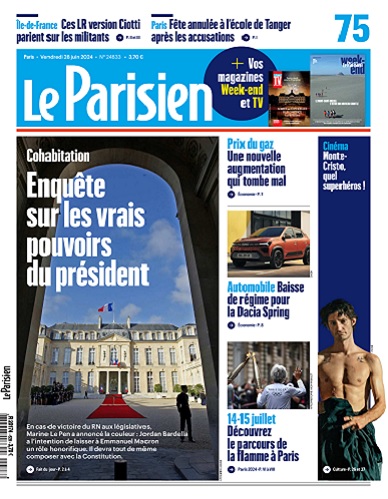 Le Parisien Du Vendredi 28 Juin 2024 - Télécharger Des Magazines, Journaux et Livres Gratuitement
