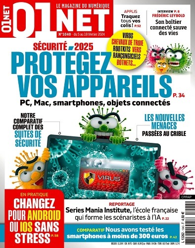 01Net N°1040 Du 5 au 18 Février 2025 - Télécharger Des Magazines ...