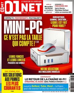 01Net N°1042 Du 12 Mars 2025 - Télécharger Des Magazines, Journaux et ...